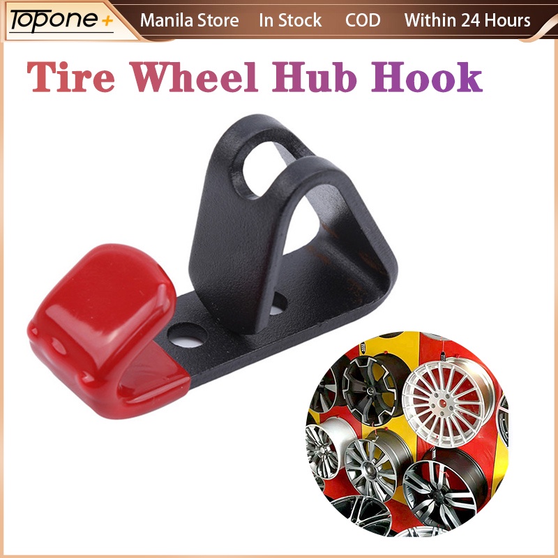 Metal Tire Wheel Hub Hook Wheel Shop Display Stand Wall Mounted Racing ...