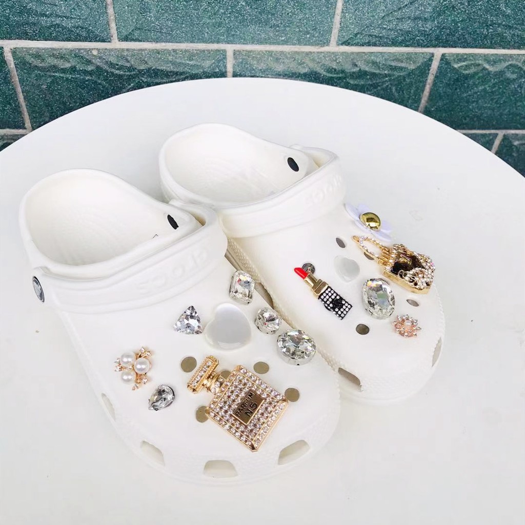 Crocs women's shoes sandals DIY perfume bottle bags | Shopee Philippines
