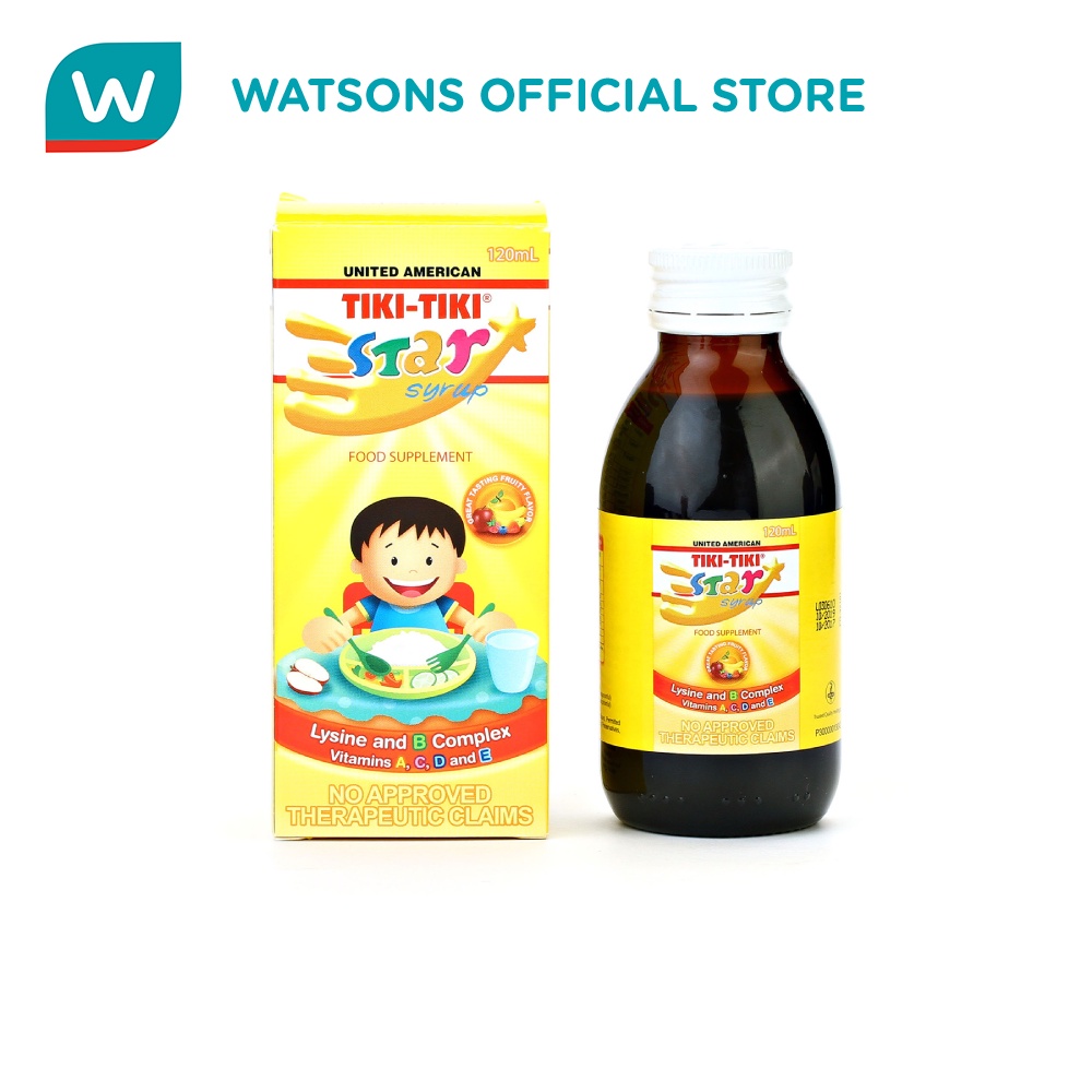 UNITED TIKI TIKI Star Syrup 120ml | Shopee Philippines