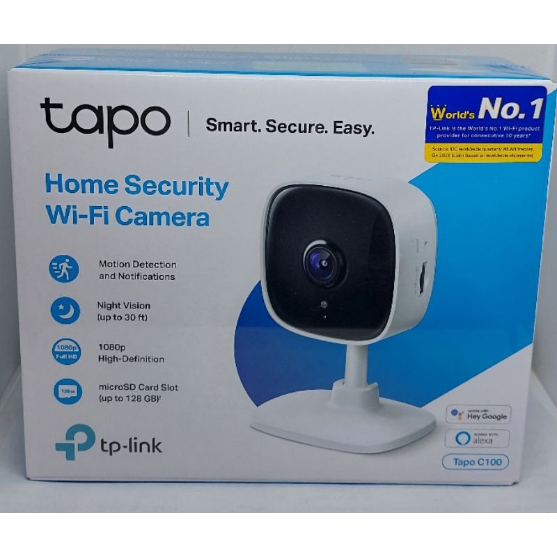 TAPO C100 HOME SECURITY WIFI CAMERA | Shopee Philippines