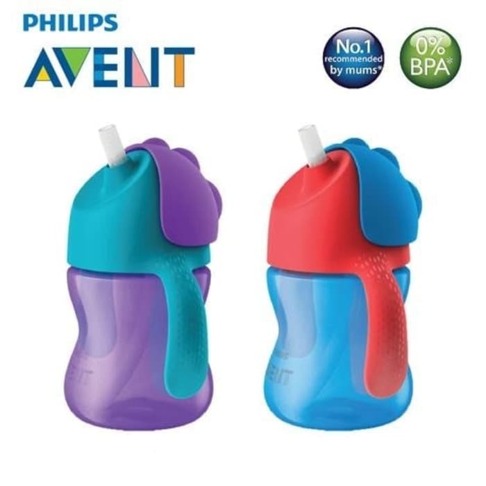 Philips AVENT Bendy Straw Cup 7oz 200ml Milk Bottle | Shopee Philippines