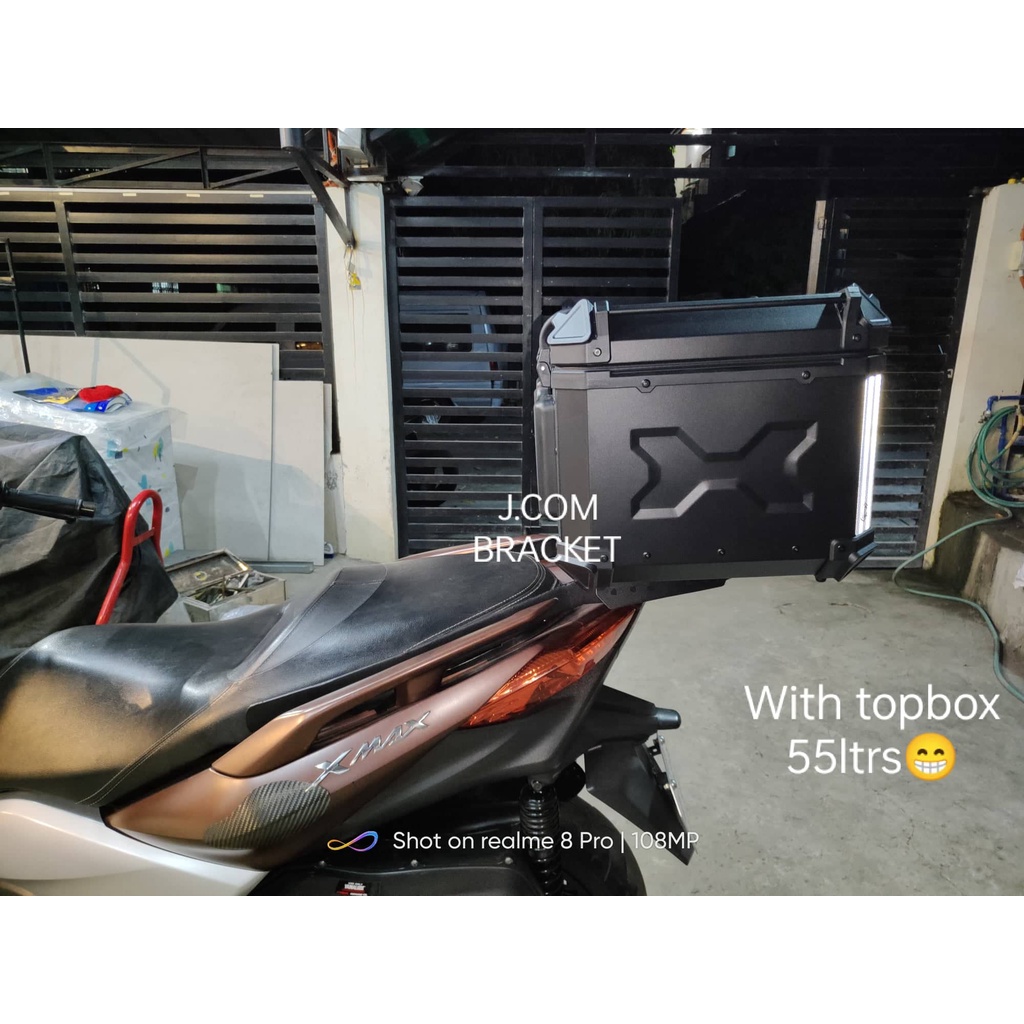 Yamaha XMAX Original J.COM Heavy Duty Topbox Bracket With Metal Plate ...