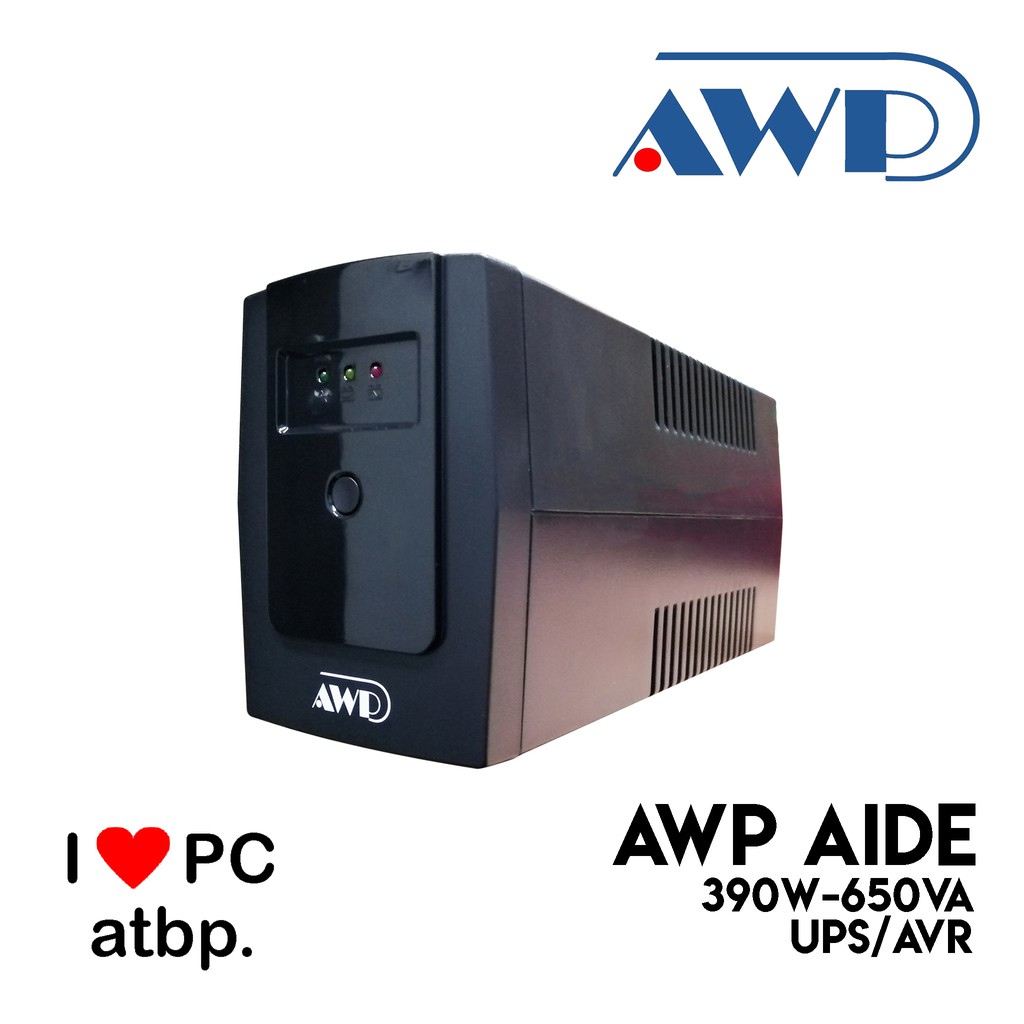 AWP Aide 390W-650VA UPS/AVR (4 Sockets) | Shopee Philippines