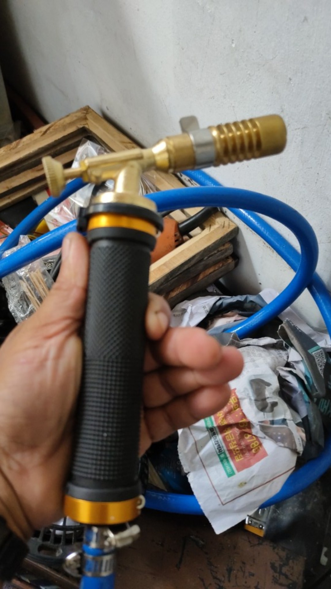 LPG Gas Welding Gun Torch brazing solder propane Aluminum brass alloy ...