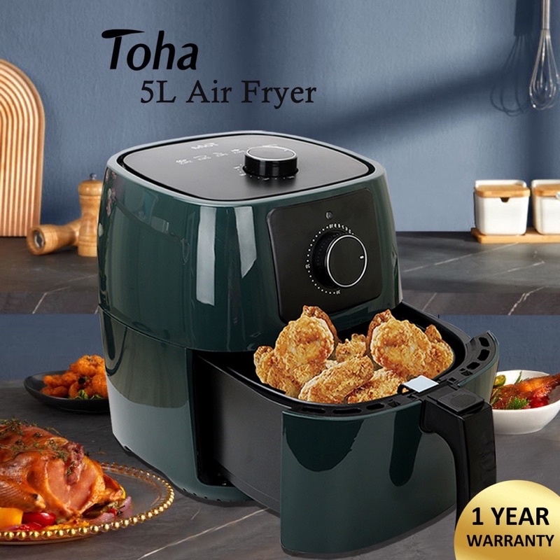 FLY Toha Multi Functional 5L Kitchen Air Fryers | Shopee Philippines