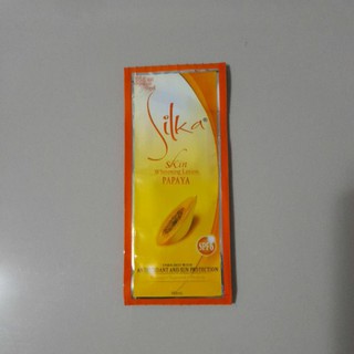 Silka Papaya Whitening Lotion Sachet (10ml) | Shopee Philippines