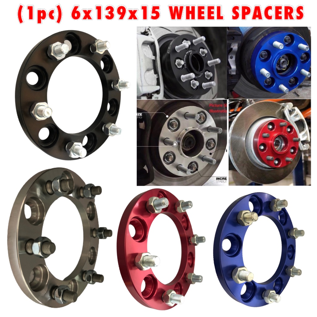 LD (1pc) 6x139x15mm Universal Car Steel Wheel Spacer (GOOD QUALITY ...