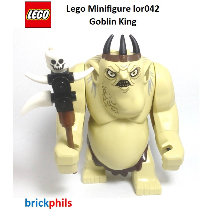 Lego Minifigure lor042 - Goblin King (w/ free weapon) | Shopee Philippines