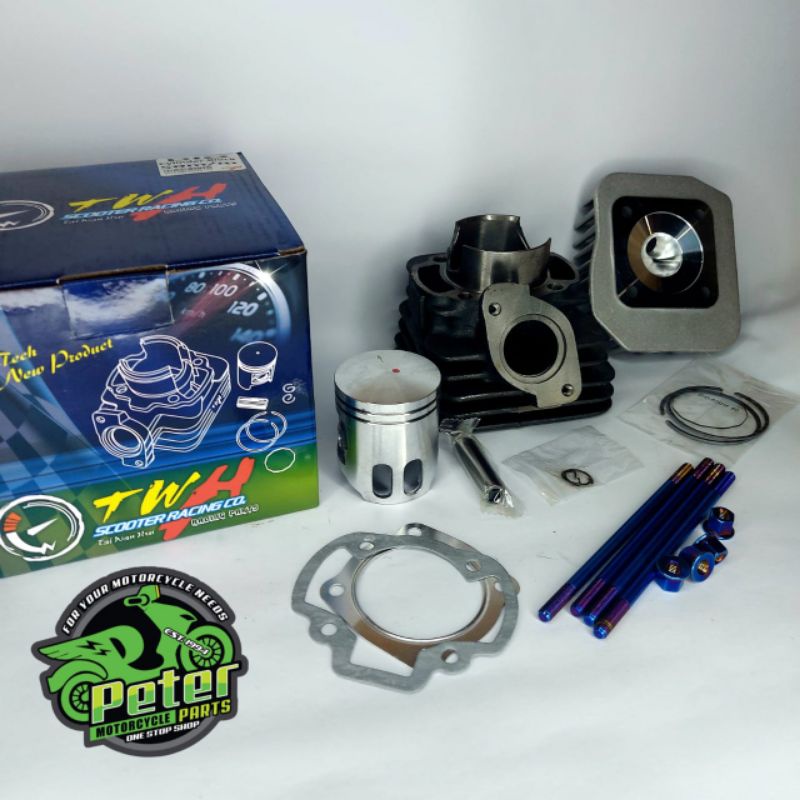TWH CYLINDER BLOCK KIT HONDA DIO 1 & 2 90CC/50MM SHORT STROKE | Shopee ...
