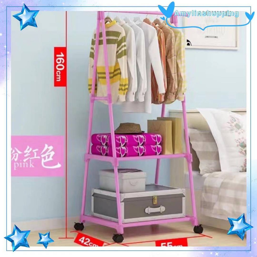 COD coat rack floor bedroom Multifunction clothes hanger | Shopee ...