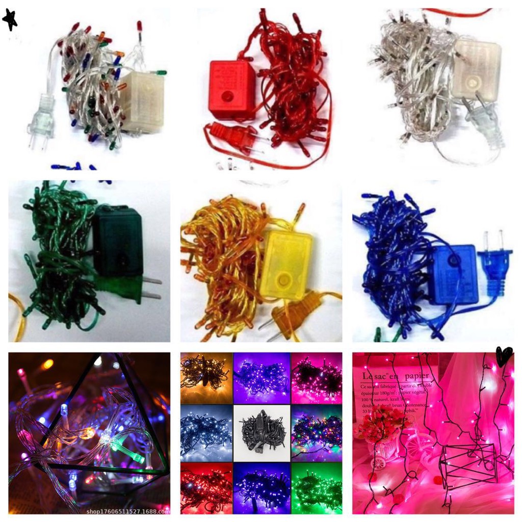 Outdoor 100 LED String Lights 5M Christmas Xmas Wedding Party ...