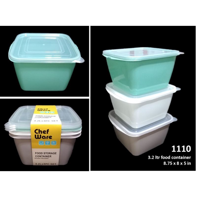 FOOD CONTAINER 3.2 ltrs | Shopee Philippines