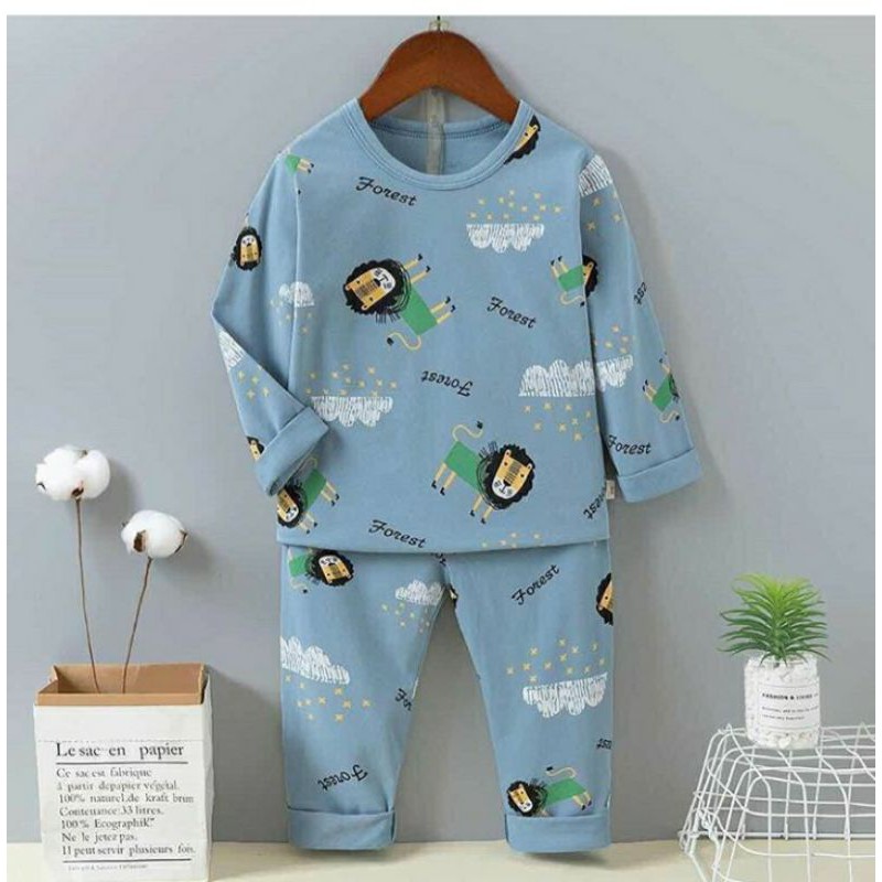 Pajamas Children IMPORT PP / SETCEL Aged 7-9 Years | Shopee Philippines
