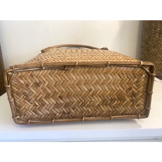 Native bayong bag handwoven bamboo (free ribbon) | Shopee Philippines