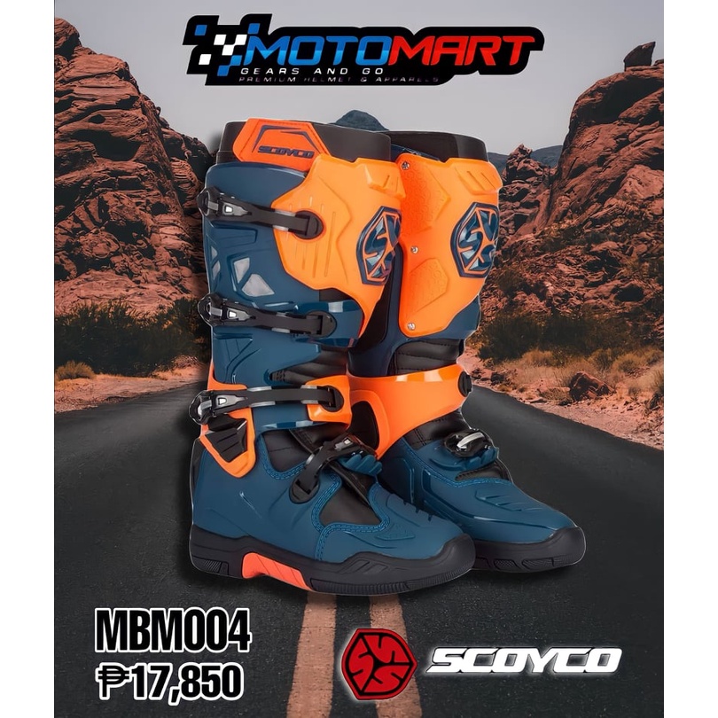 SCOYCO MOTORCYCLE BOOTS MBM004 | Shopee Philippines