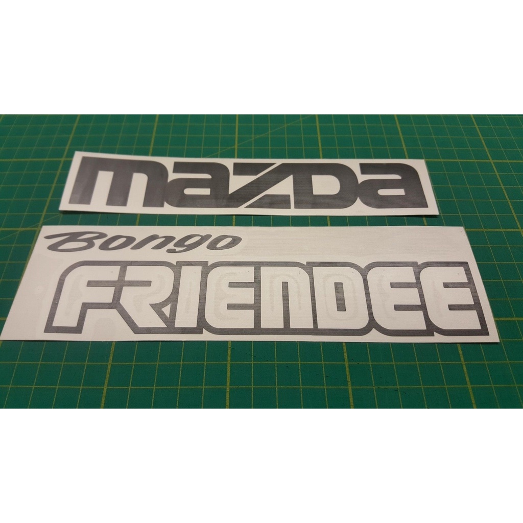 1Set Mazda Bongo Friendee tailgate rear decals stickers graphics Full ...