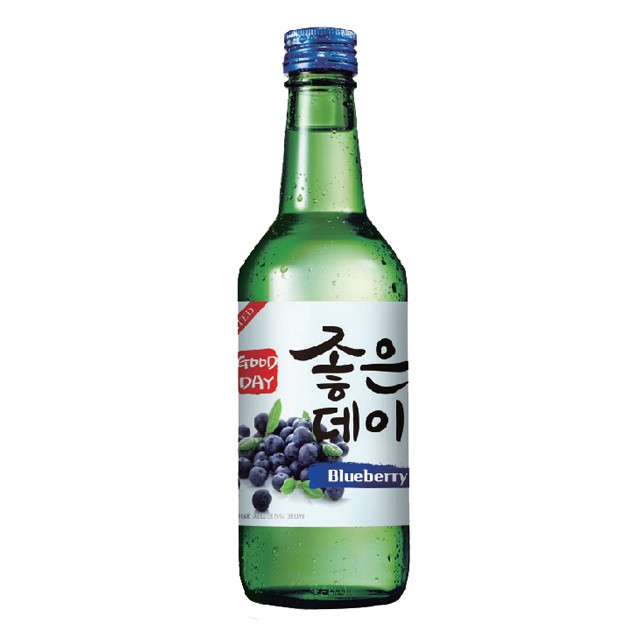 GOOD DAY Korean Blueberry Soju 360ml | Shopee Philippines