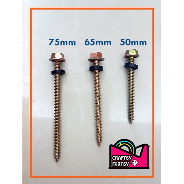 (PER 10PCS) Tex Screw Wood 2inches (50mm) to 3inches (75mm) | Shopee ...