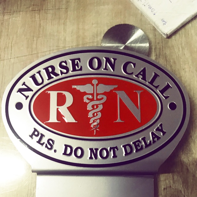 RN Nurse On Call Premium Quality Car Emblem Accessories Automotive ...