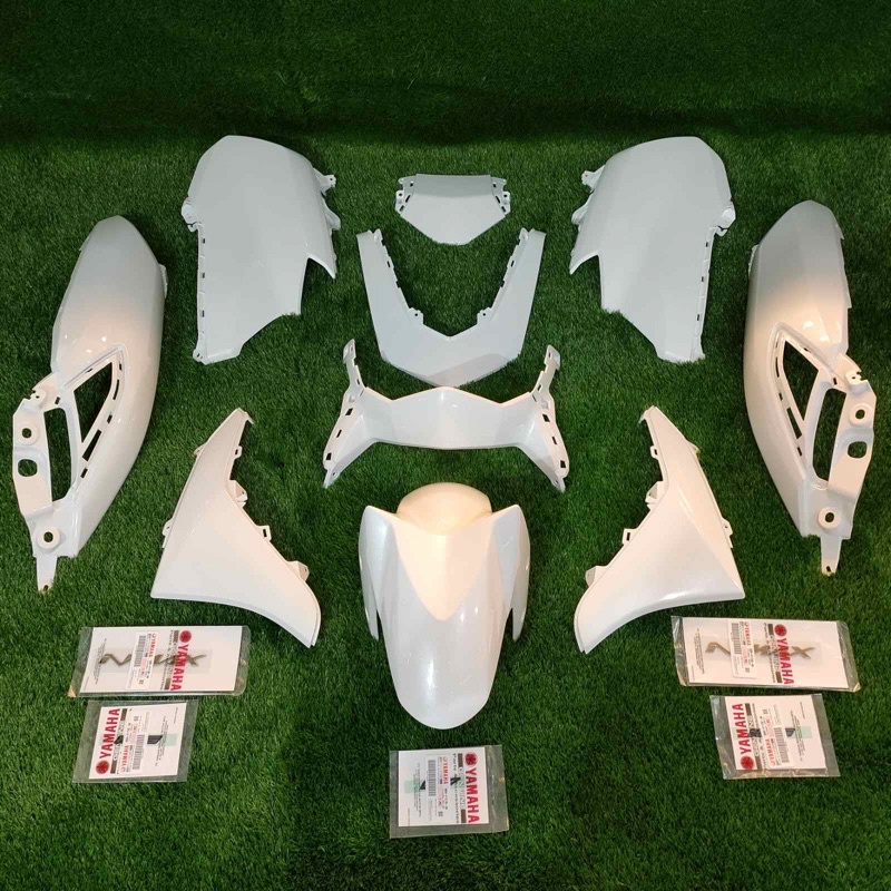 Genuine yamaha NMAX V2 fairing (pearl white) | Shopee Philippines
