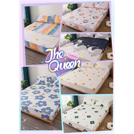 3 in 1 bedding set with soft and comfortable quality (1 sheet + 2 ...