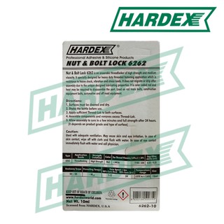 Hardex Threadlock Nut And Bolt Lock Adhesive 10ml(Red High Strength ...