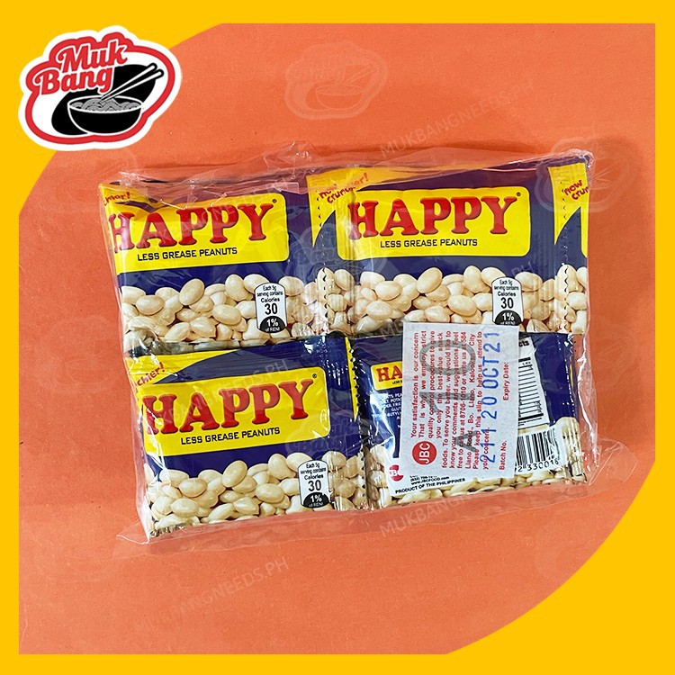 Happy Less Grease Peanuts Original Flavor | Shopee Philippines