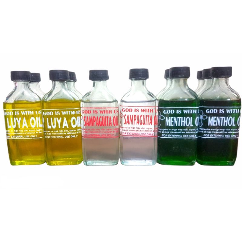 SAMPAGUITA, LUYA, MENTHOL OILS (El Shaddai) 50ml | Shopee Philippines