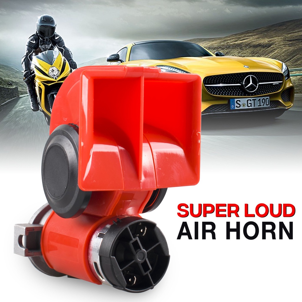 Compact Horn TWIN TONE AIR HORN 12V 125 DB Snail For Cars And ...