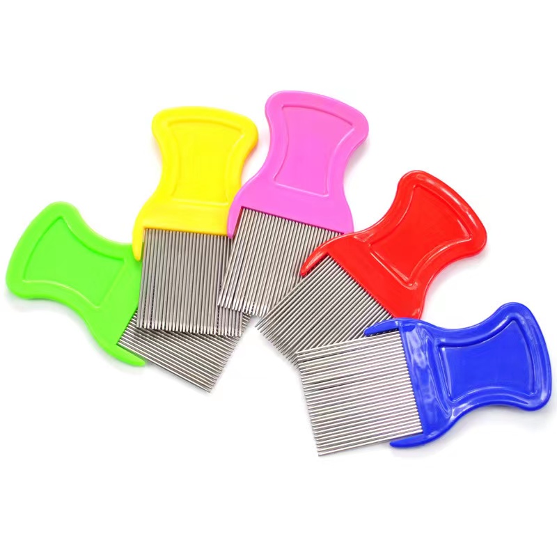 Lice Comb Flea Comb For Cats Dog Comb Pet Comb Set Metal Fine Tooth ...