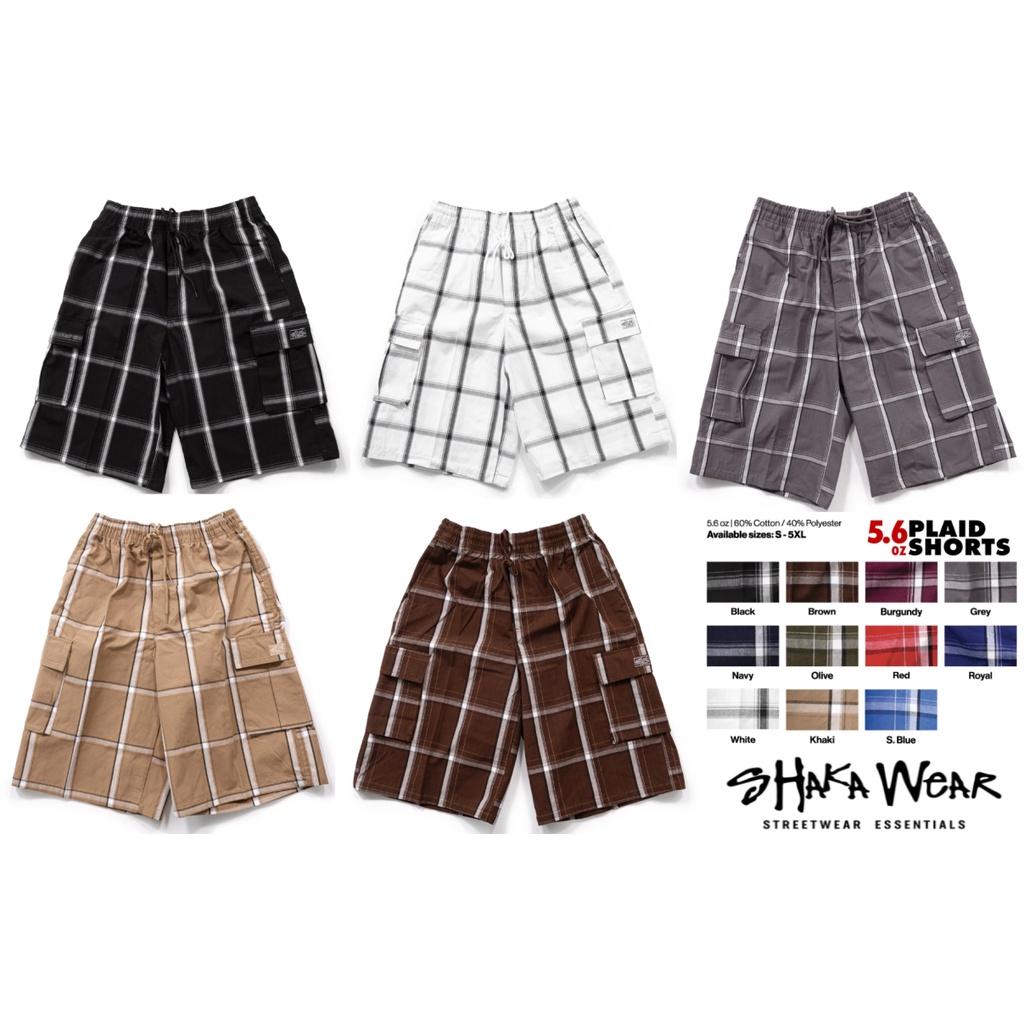 Shaka Wear Plaid Short | Shopee Philippines