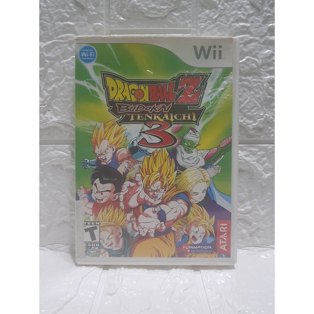 Dragon Ball Z Budokai Tenkaichi 3 Nintendo Wii Game US Version (Used ...