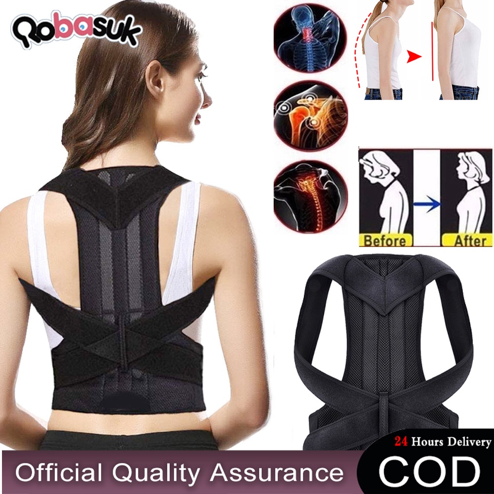 COD Adjustable Back Support Posture Corrector for Women, Spine Steel ...
