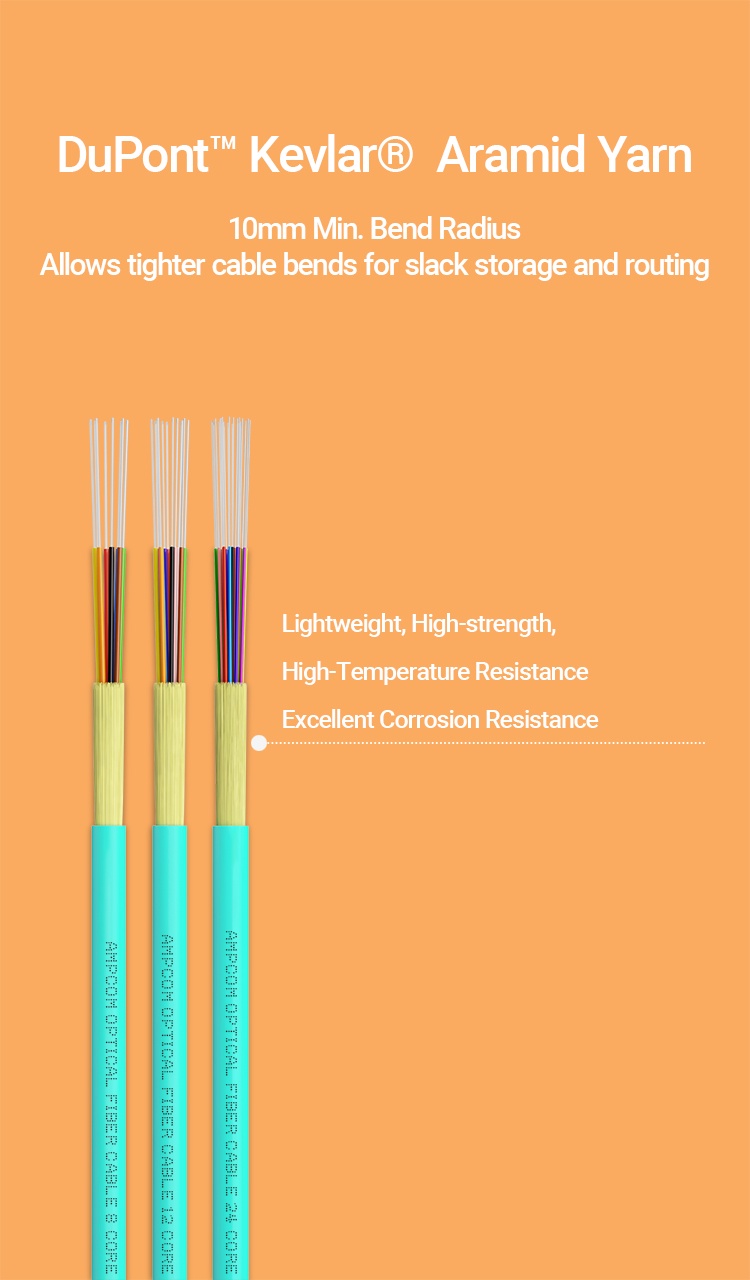Ampcom Mpo To Mpo Type B Fiber Patch Cord Os1/2 Om3 Om4 Om5 8/12/24 ...