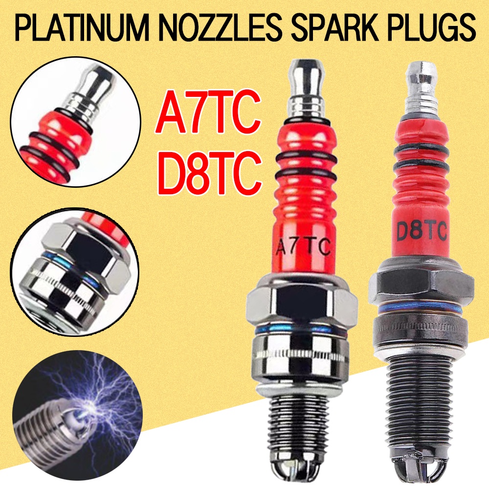 1pc Spark Plug High Performance 3-Electrode Ignition Motorcycle Spark ...