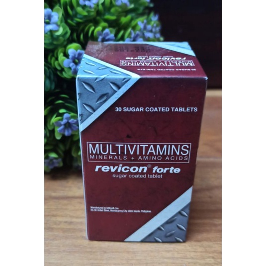 REVICON FORTE Multivitamins+Minerals+Amino Acid 30's | Shopee Philippines