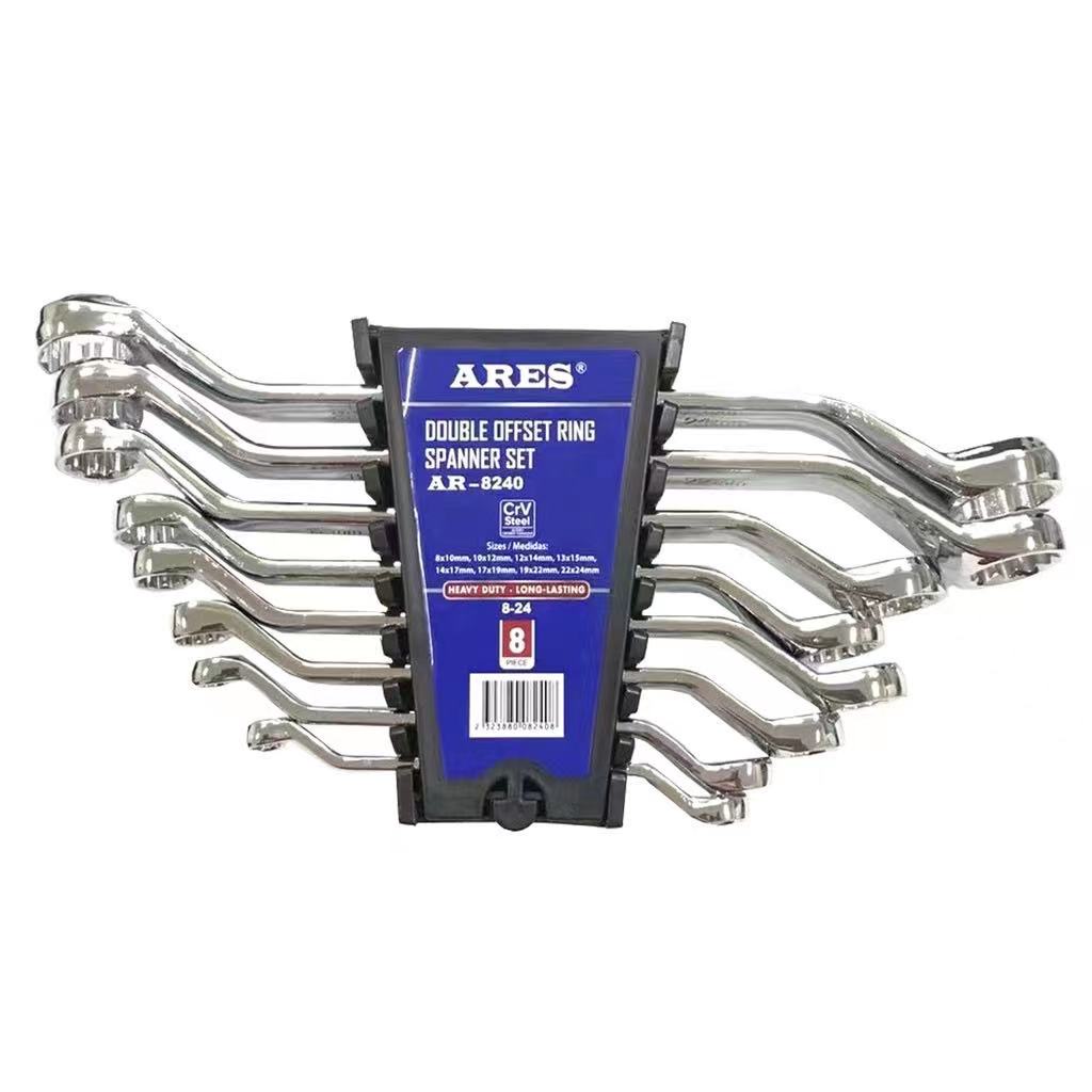 ARES 8-24mm 8 Pcs BACK Wrench Wrench Set/8 Pcs Combination Wrench Set ...