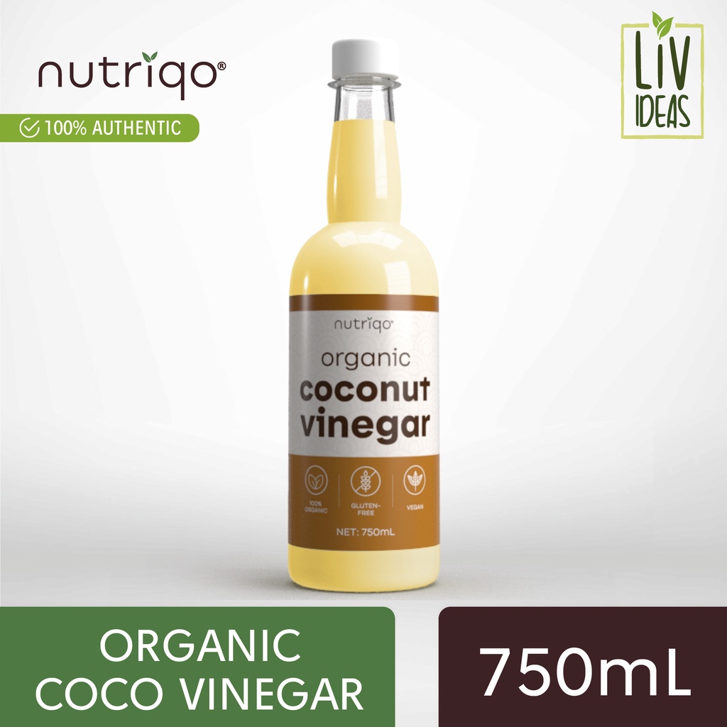 Nutriqo Organic Coconut Vinegar 750mL (Keto Diet Friendly) | Shopee ...