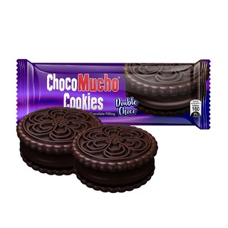 Choco Mucho Cookie Sandwich Double Choco 33g | Shopee Philippines