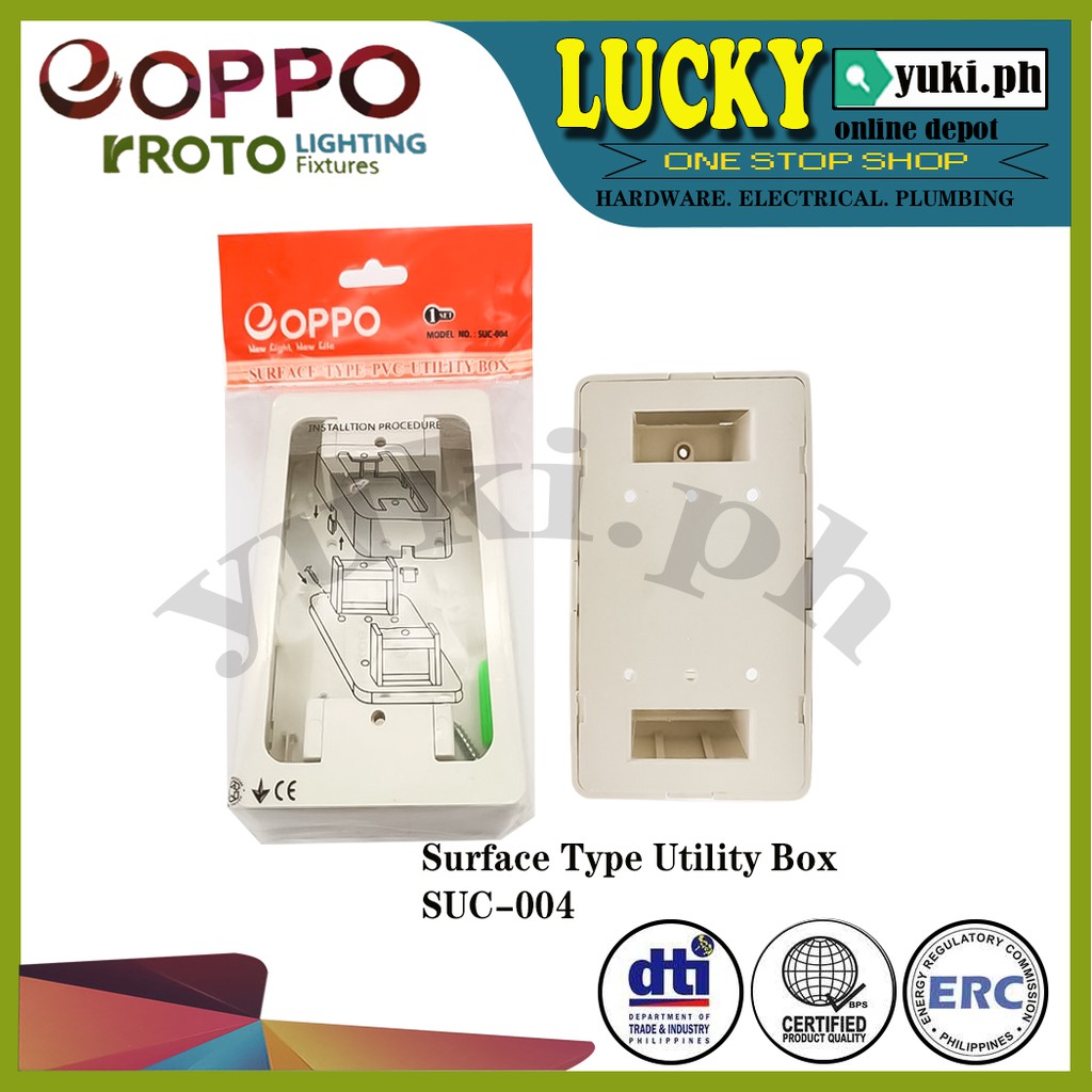 EOPPO SUC-004 SURFACE TYPE Utility box | Shopee Philippines