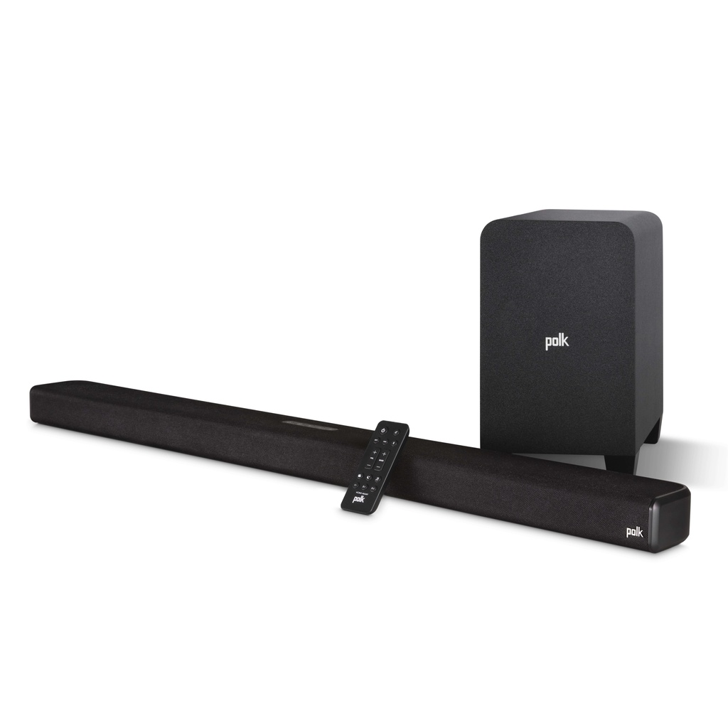 Polk Audio Signa S4 Dolby Atmos Soundbar with Wireless Subwoofer(Black ...