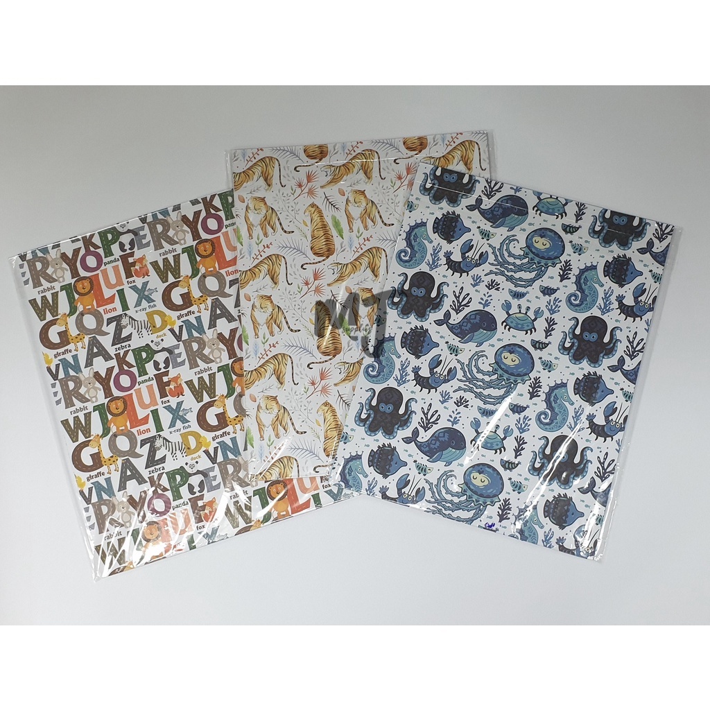 10 SHEETS. Designer Cardstock (Printed Both Sides) 150 gsm | Shopee ...