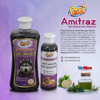 PAPI AMITRAZ Anti Mange Dog Shampoo | 250ml | Shopee Philippines