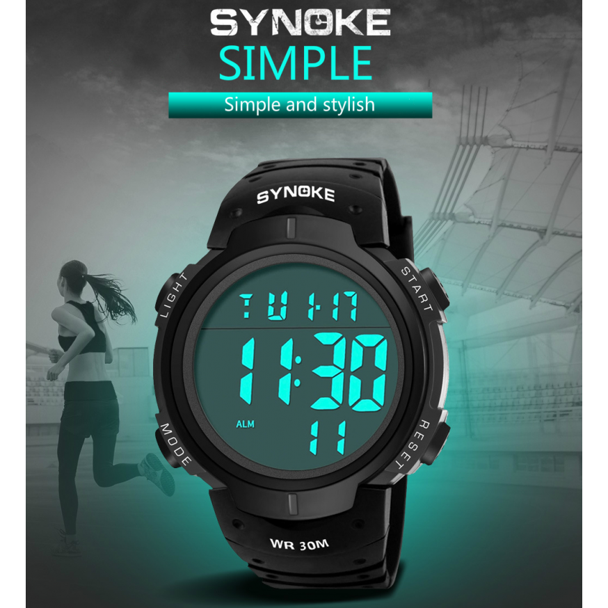 Synoke Multifunction Sports Jam Tangan Luminarc Waterproof Wrist Watch ...