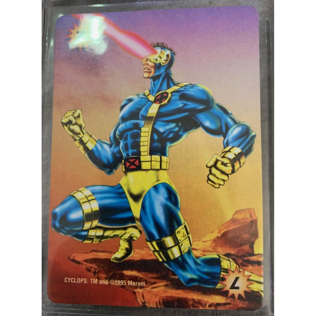 1995 Marvel Overpower Promo Card Game - Cyclops (X-Men) | Shopee ...