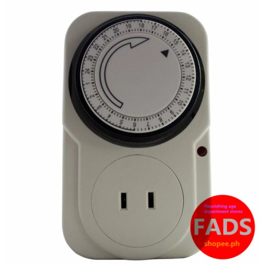 H&LMarket Electric Timer Socket 24 Hour Electrical Mechanical Time ...