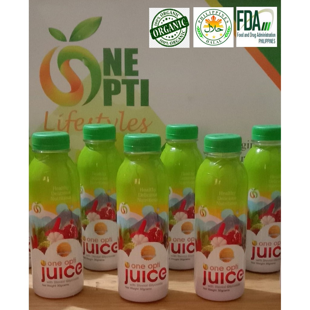 6 Bottles One Opti Juice 100% Original Latest Packaging | Shopee ...