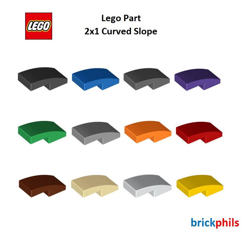 Lego Part 11477 - 2x1 Curved Slope (5pcs per Lot) | Shopee Philippines