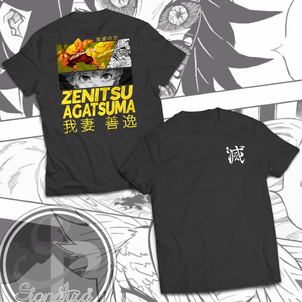 Anime Shirts Demon Slayer:Kimetsu no Yaiba | Zenitsu Agatsuma Shirt ...