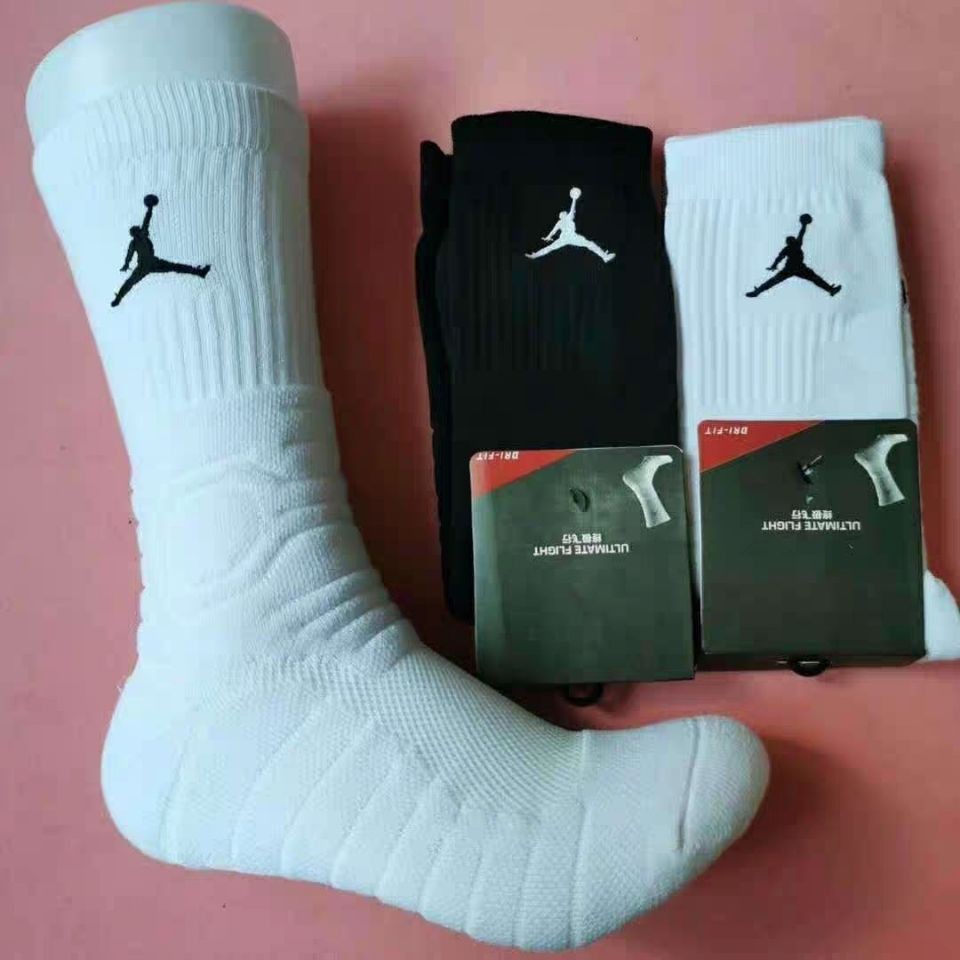 Jordan high cut NBA basketball socks athletes AJ sports socks | Shopee ...